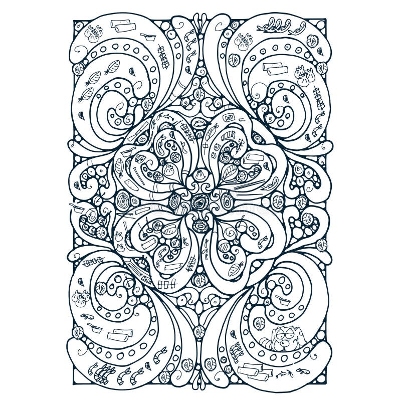 Cover of Decorataper Susci Menu Stock Illustration - Illustration of ...