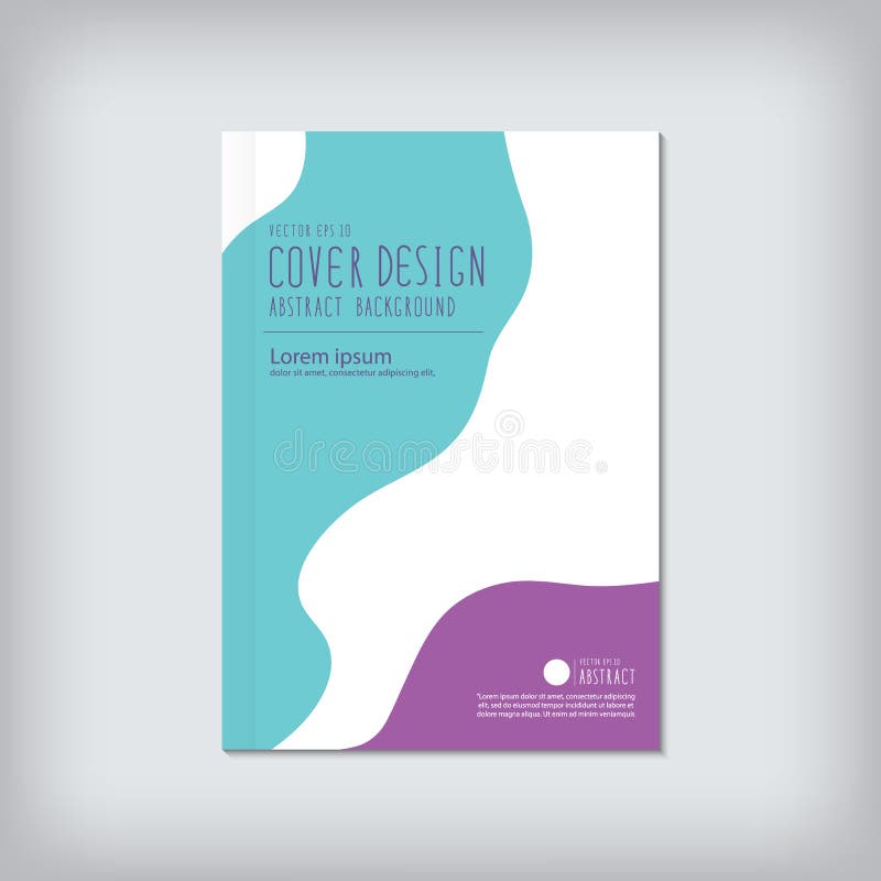 Cover Design with Colorful or Abstract Background Design Vector. Stock ...