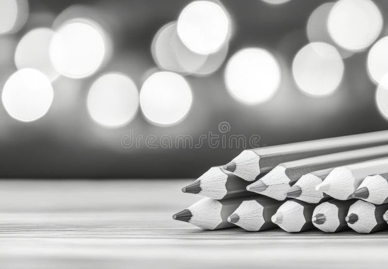 The Cover Design Features a Monochrome Background Created with Pencils ...