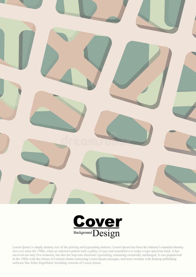 Cover Design with Modern Abstract Net Stock Vector - Illustration of ...