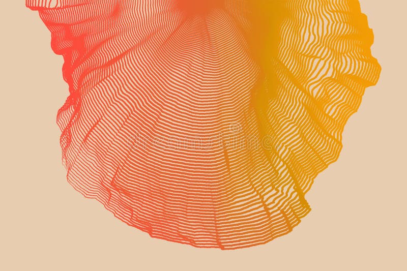 Cover Design Template Abstract Background With Dynamic Particles