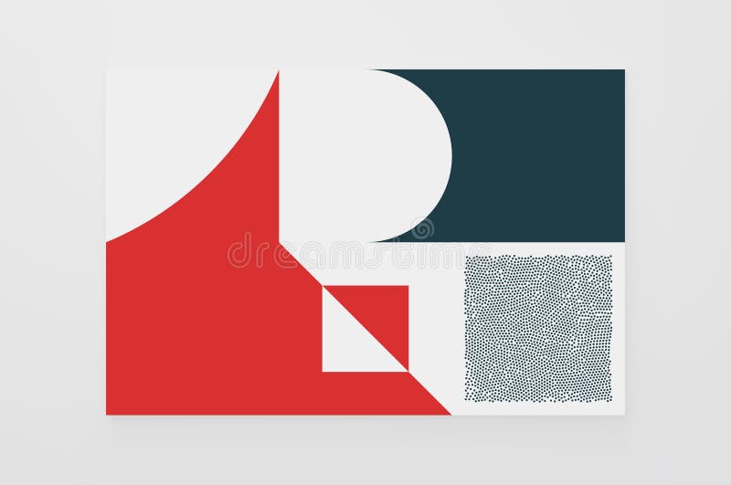 Cover Design Template. Abstract Geometric Pattern. Background of Black ...