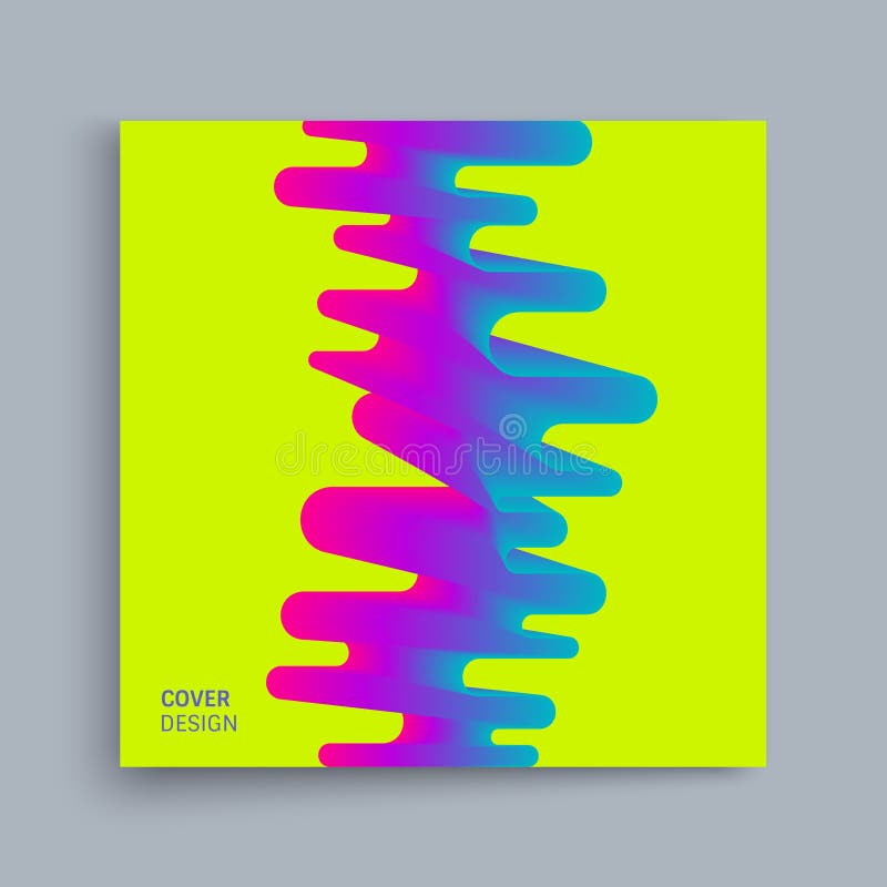 Abstract Wavy Background for Banner, Flyer and Poster. Dynamic Effect ...