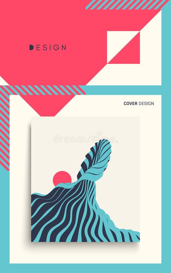 Cover Design Template. Vector Illustration. Pattern Can Be Used As a ...