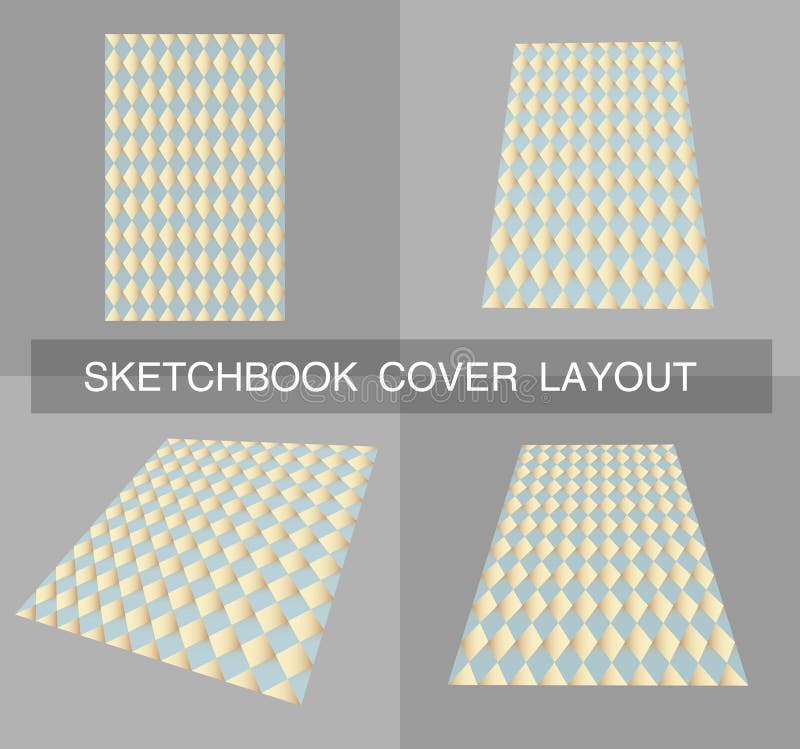 Vector Notepad Cover Layout, Mock Up Stock Vector - Illustration of ...