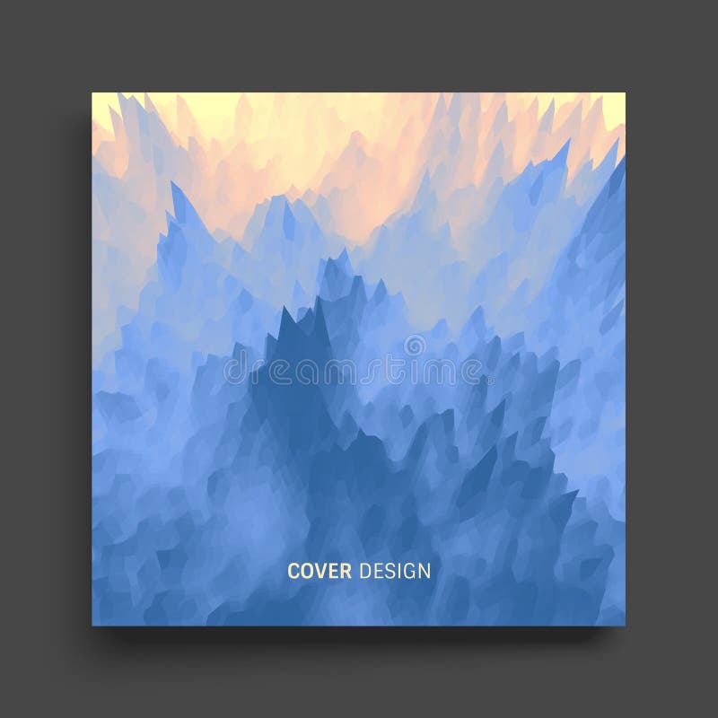 Cover Design Template. Water Surface. Abstract Background. Modern ...