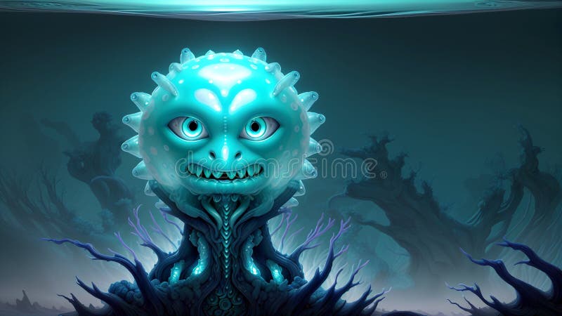 The Cover for the Game is Called the Monster, AI Generated Stock ...