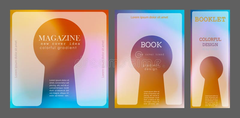 The Cover is with a Gradient. Colorful Blur, the Idea of a Banner ...