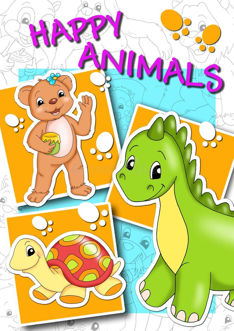 Animals Portfolio Cover Stock Illustrations – 8 Animals Portfolio Cover ...