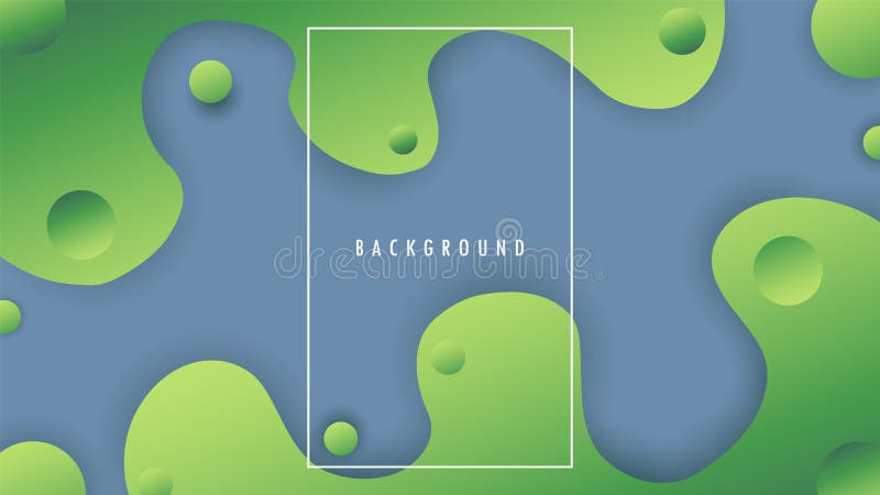 Cover, Header, Modern. Wavy, Wave, Liquid, Fluid Shape.Green Lime with ...