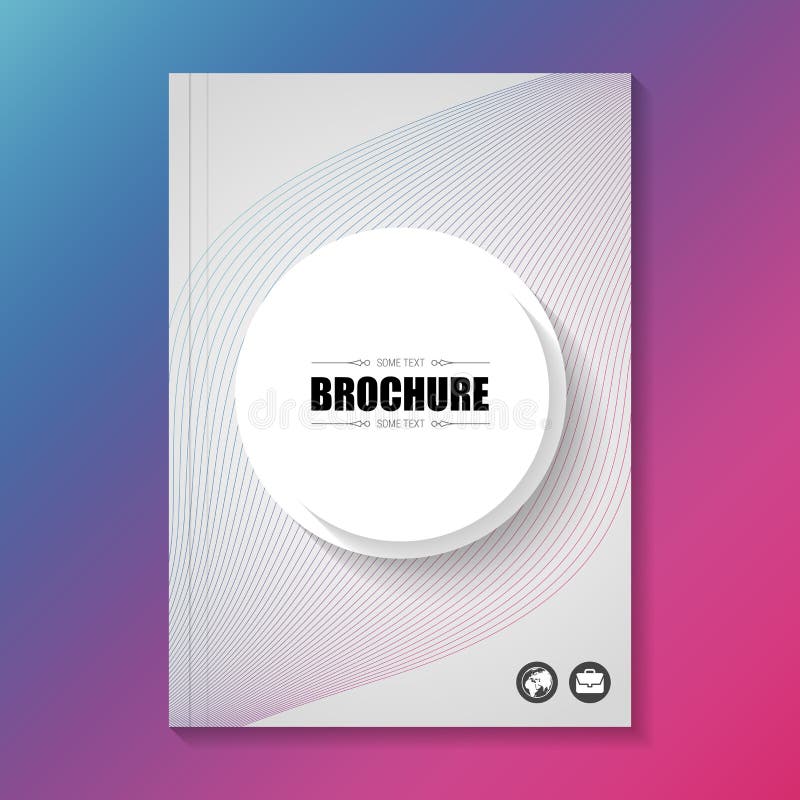 Cover Magazine. Abstract Style with Lines Stock Vector - Illustration ...