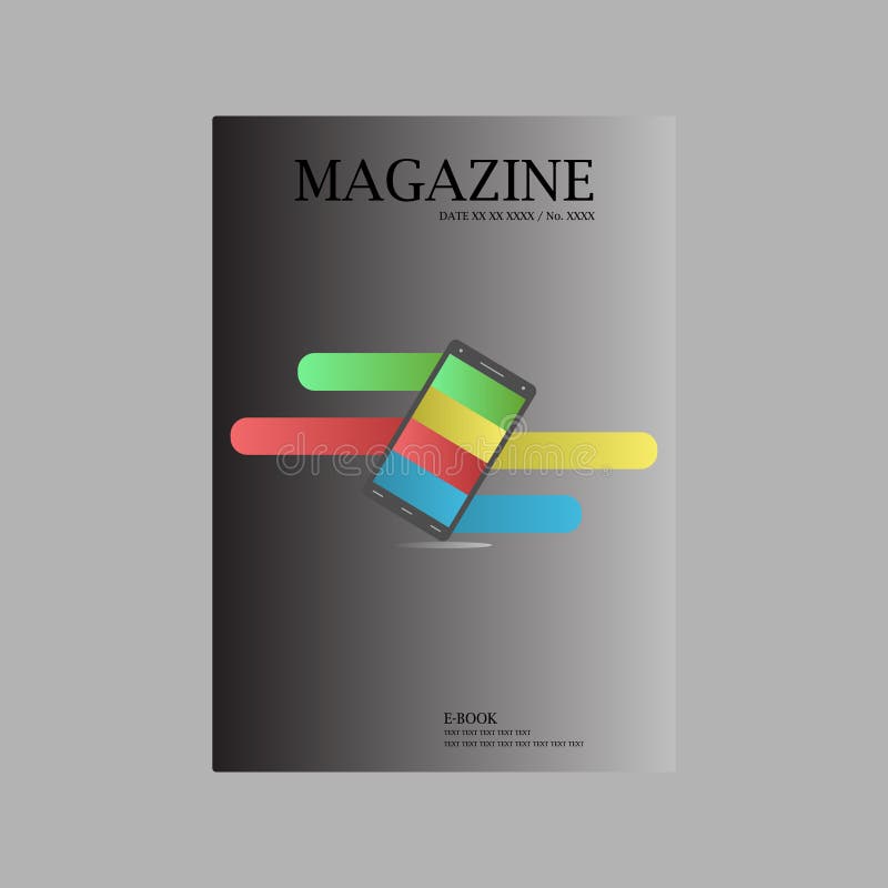 Cover for the Magazine. Creative Illustration Color Book Design Stock ...