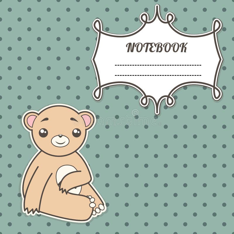 Cover notebook stock illustration. Illustration of happy - 32423400