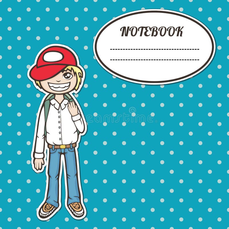 Cartoon Notebook Cover at Leslie Green blog