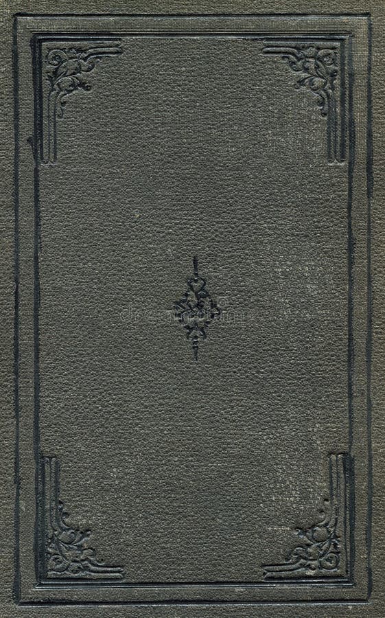 Cover of an old book. stock image. Image of leather, swirl - 19896115