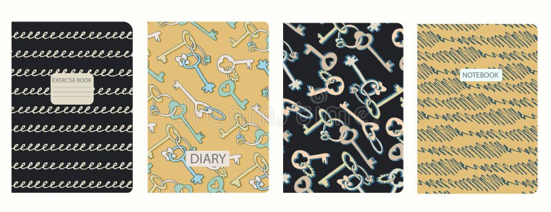 Cover Page Templates Based on Seamless Patterns with Keys, Circles ... Cover Page Templates Based on Seamless Patterns with Keys, Circles ...