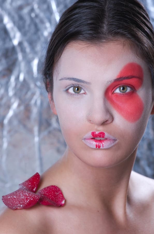 Cover Portrait of Beautiful Model Stock Photo - Image of feelings ...