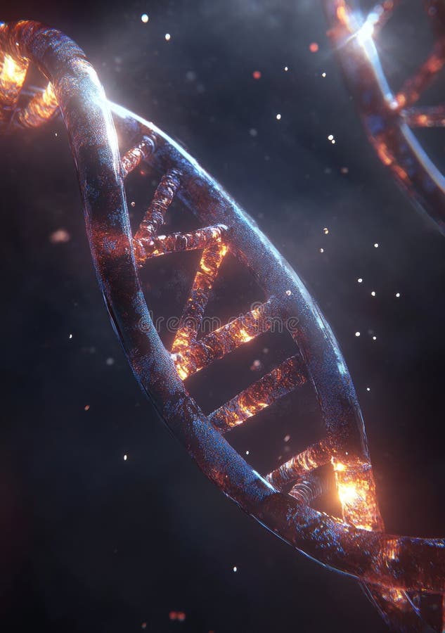 The Cover of a Scientific Magazine Features the 3D Structure of Protein ...