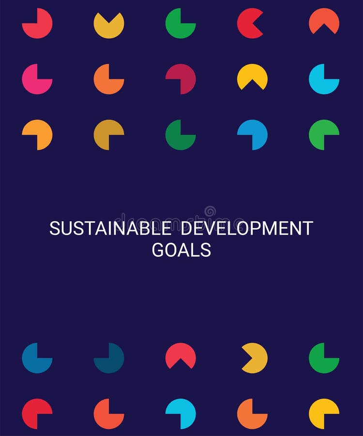 Cover. Sustainable Development Goals Colors Stock Vector - Illustration ...