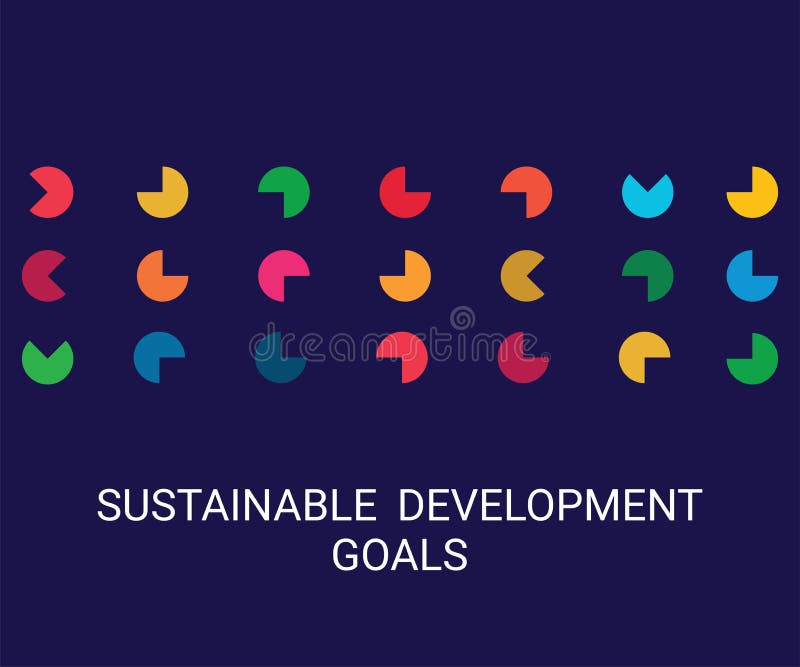 Cover. Sustainable Development Goals Colors Stock Vector - Illustration ...