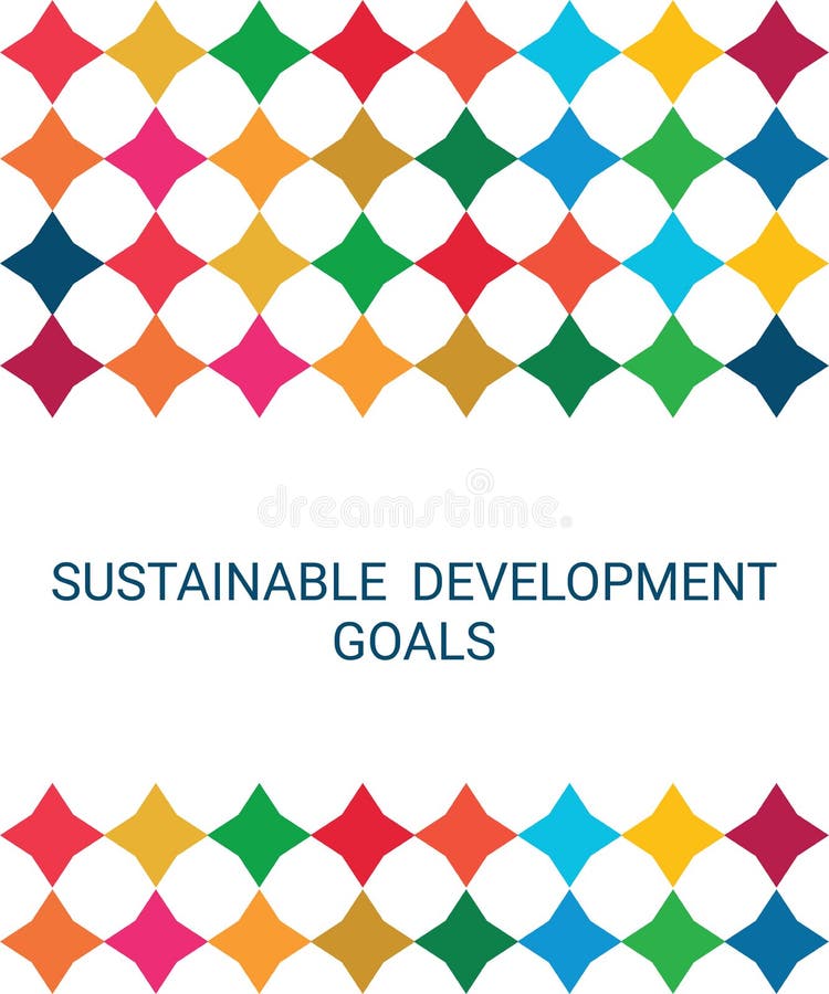 Cover. Sustainable Development Goals Colors Stock Vector - Illustration ...