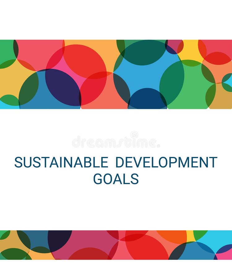 Cover. Sustainable Development Goals Colors Stock Vector - Illustration ...