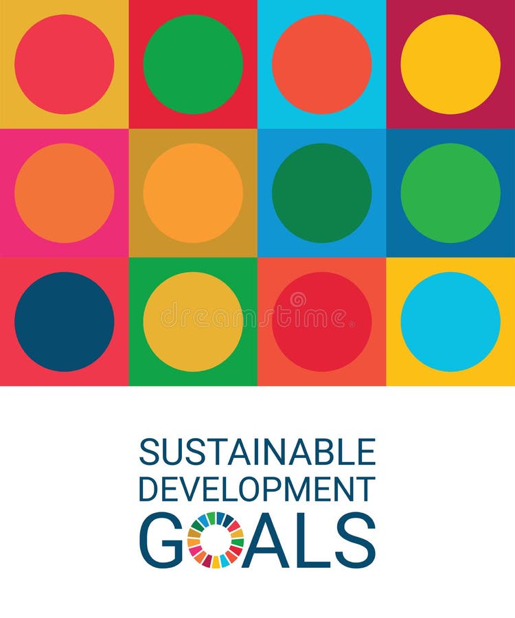 Cover. Sustainable Development Goals Colors Stock Vector - Illustration ...