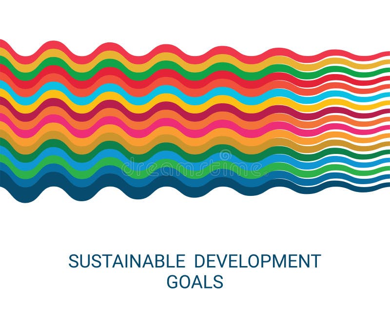 Cover. Sustainable Development Goals Colors Stock Vector - Illustration ...