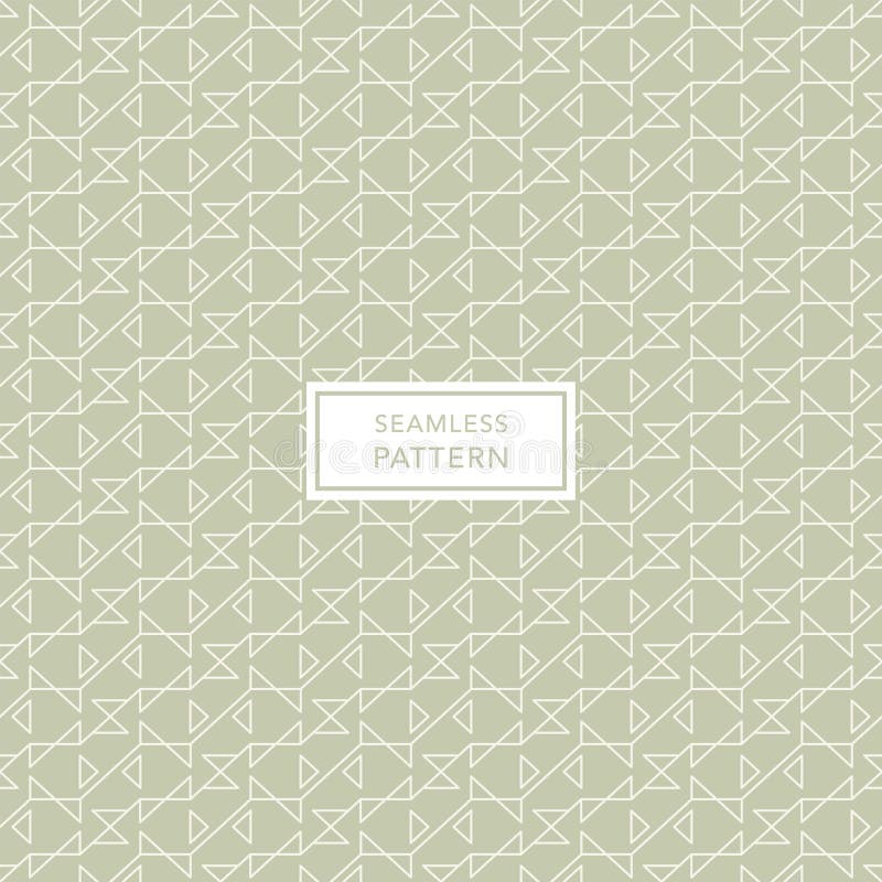 Cover Template Design with Green and Cream Geometric Pattern Stock ...
