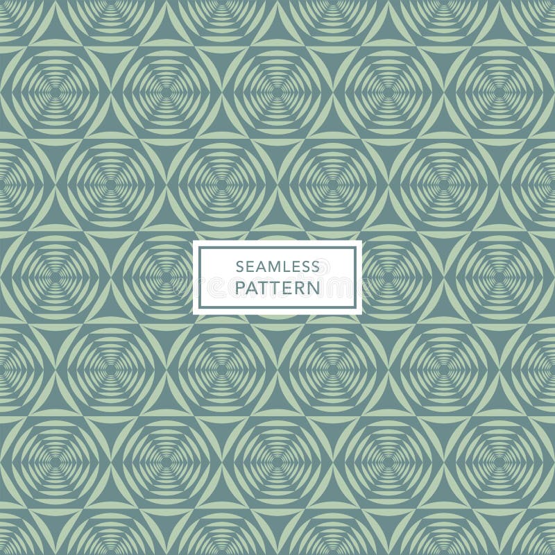 Cover Template Design with Green Geometric Pattern Stock Vector ...