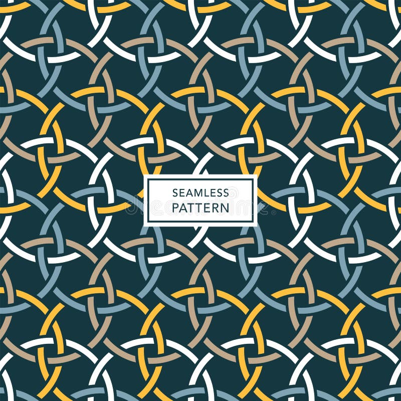 Cover Template Design with Multicolor Connected Circles Background ...