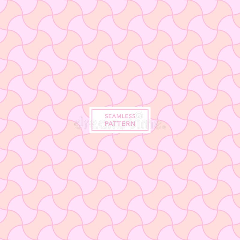 Cover Template Design with Pink Geometric Pattern Stock Vector ...