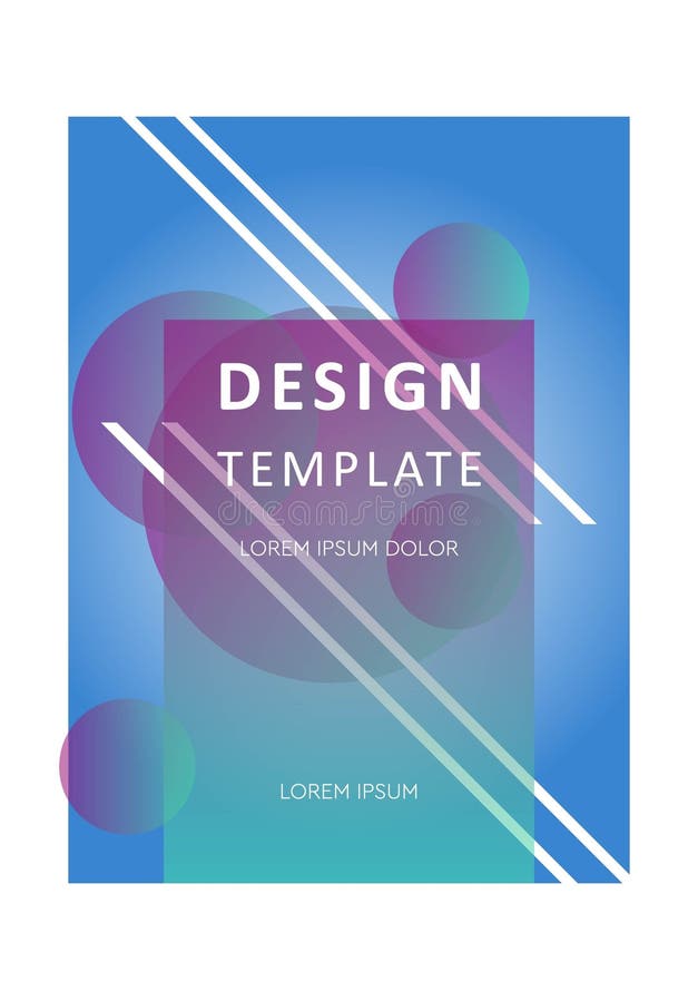 Cover Template Graphic Geometric and Glitch Elements. Desing Template ... Cover Template Graphic Geometric and Glitch Elements. Desing Template ...