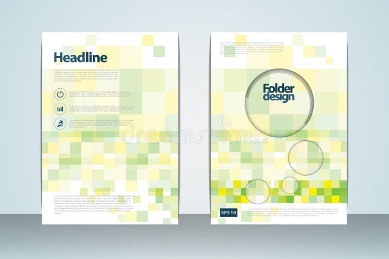 2017 A4 Cover Template. stock illustration. Illustration of modern ...