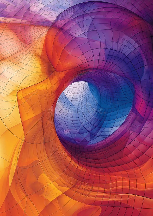 A Cover for a Textbook on the Mathematics of Waves Stock Illustration ...