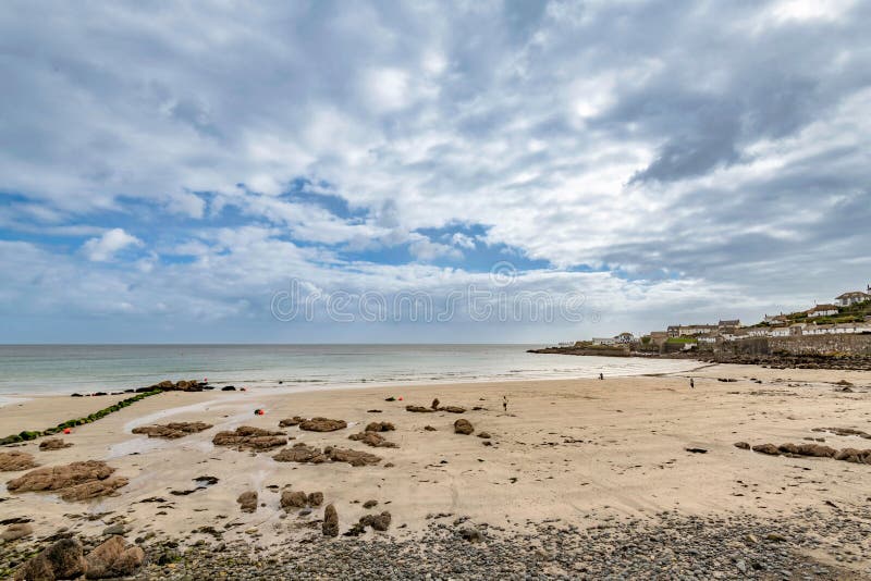 Coverack Located on the Lizard Peninsular Cornwall Stock Image - Image ...