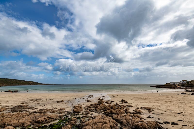 Coverack Located on the Lizard Peninsular Cornwall Stock Image - Image ...