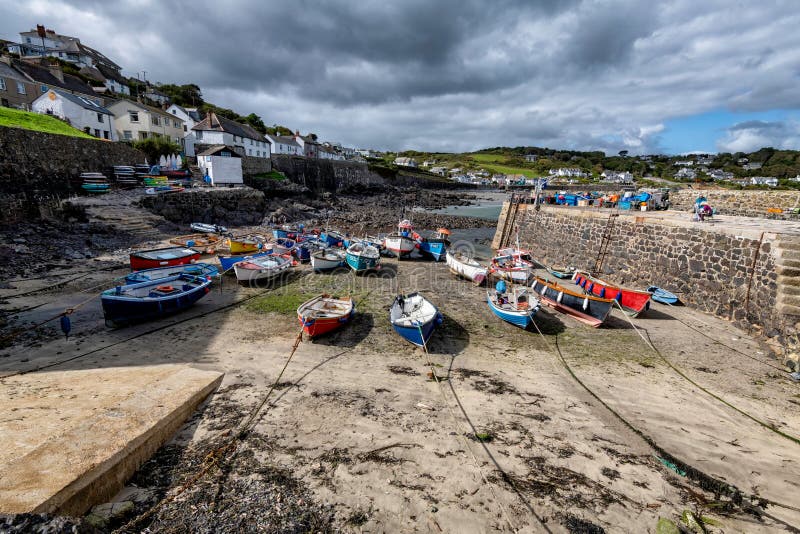 Coverack Located on the Lizard Peninsular Cornwall Editorial Photo ...