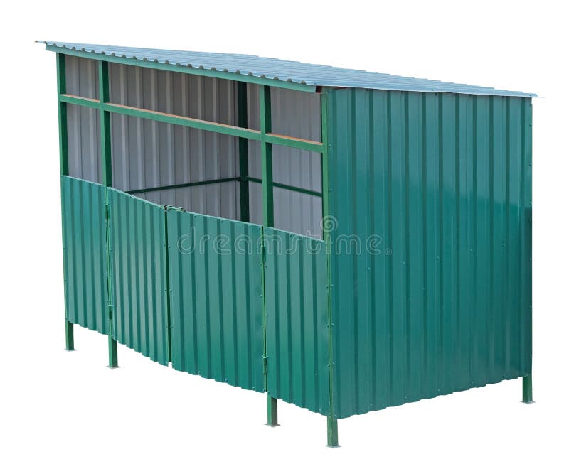 Covered Area for Garbage Containers Stock Photo - Image of rubbish ...