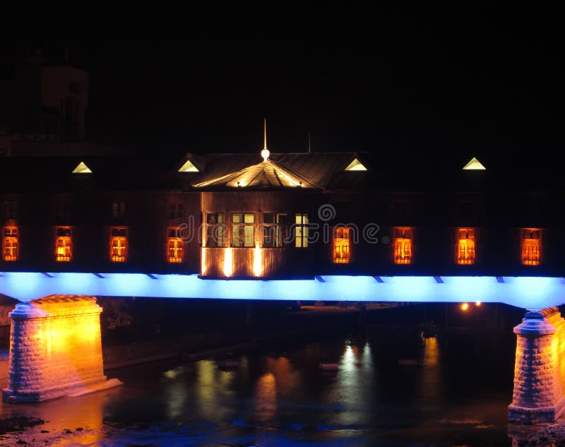 Covered Bridge, Lovech, Bulgaria Stock Image - Image of historic ...