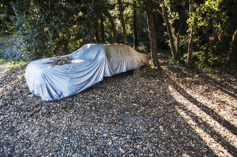 Covered car stock photo. Image of vehicle, cover, covered - 28550408