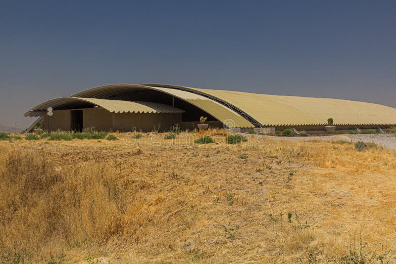 Covered Ecbatana Ruins at Hegmataneh Hill in Hamadan, Ir Stock Photo ...