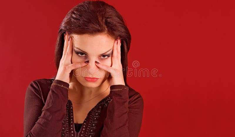 Covered face stock photo. Image of dreaming, calm, lips - 11966506