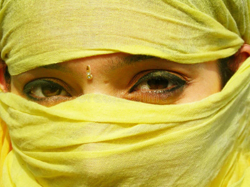 Covered Face stock image. Image of makeup, looking, sensuous - 7576037