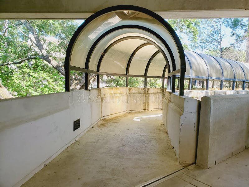 Covered Outdoor Archway Path Stock Image - Image of lighting, covered ...