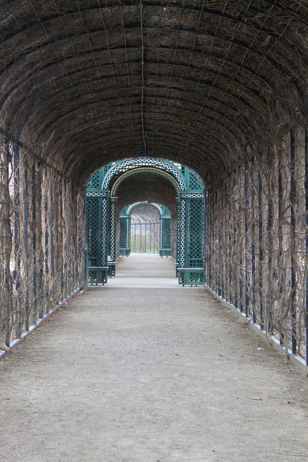 Covered Passage - Vienna stock image. Image of arch, summer - 36184633