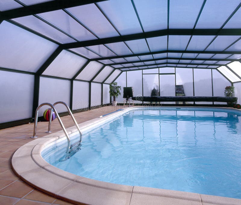 Covered pool stock image. Image of competition, race - 19244077