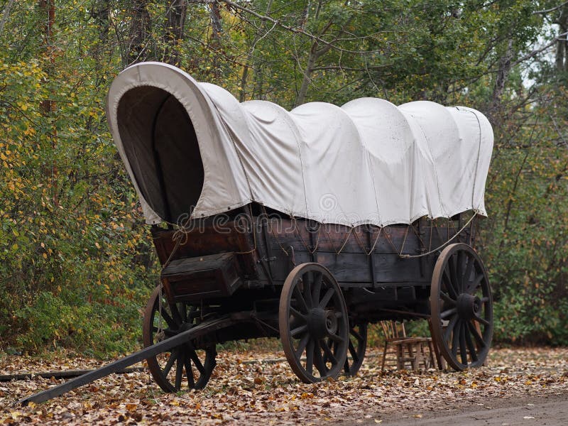 Covered Wagon stock photo. Image of wheels, spokes, wood - 45402110