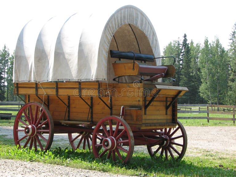 Covered Wagon, side view stock photo. Image of covered - 1971404