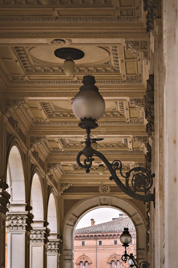 Covered walkway ceiling stock image. Image of antique - 91326647